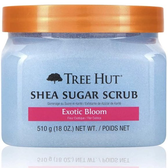 Skincare | Exotic Bloom Exfoliating Tree Hut Shea Sugar Scrub Removes ...